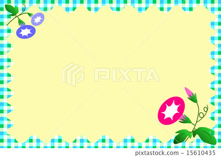 Asagao frame - Stock Illustration [15610435] - PIXTA