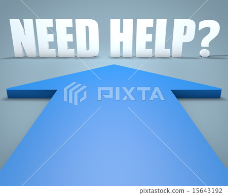 Need Help - Stock Illustration [15643192] - PIXTA