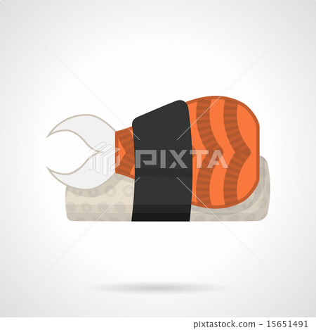 Sushi bento flat vector icon - Stock Illustration [15651491] - PIXTA
