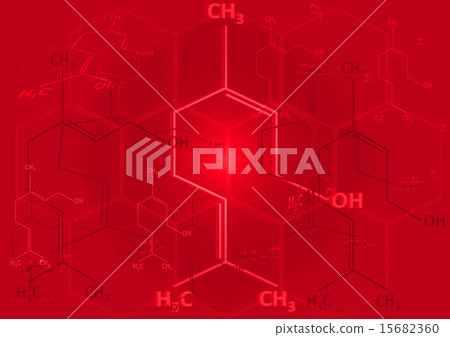 The chemical structural formula of spirit - Stock Illustration ...