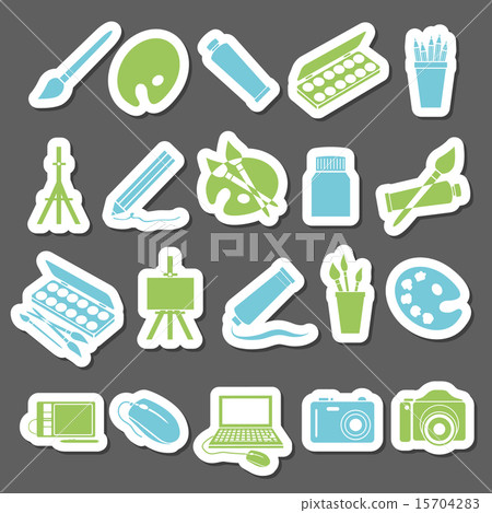 art stickers icon - Stock Illustration [15704283] - PIXTA