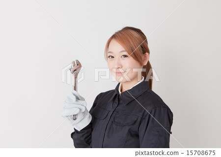 wrench, wrenches, person - Stock Photo [15708675] - PIXTA