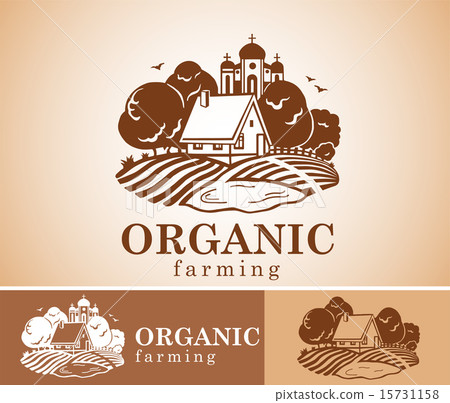 Organic farming design element. - Stock Illustration [15731158] - PIXTA