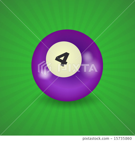 set of billiard balls, billiards, American ball... - Stock Illustration ...