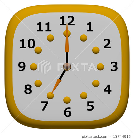 Clock 7 - Stock Illustration [15744915] - PIXTA