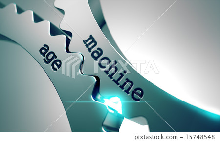 Machine Age on Metal Gears.-插圖素材 [15748548] - PIXTA圖庫