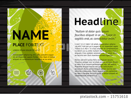 A4 size nature poster template - Stock Illustration [15751618] - PIXTA