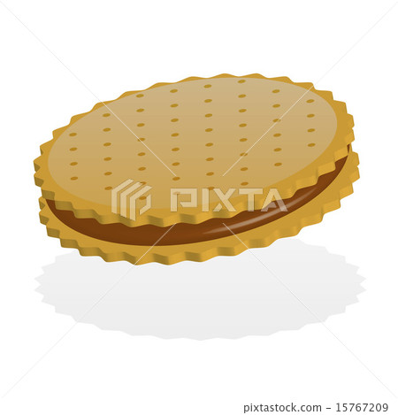 one biscuit - Stock Illustration [15767209] - PIXTA