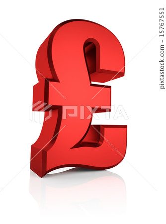3D Red Pound Sign - Stock Illustration [15767551] - PIXTA