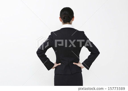 The back of a woman in suit shape - Stock Photo [15773389] - PIXTA