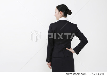 The back of a woman in suit shape - Stock Photo [15773391] - PIXTA