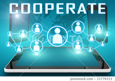 Cooperate - Stock Illustration [15776313] - PIXTA