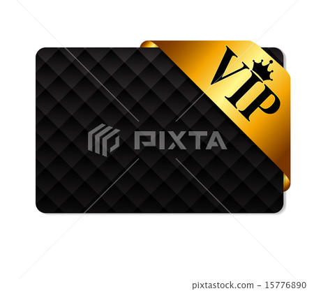 VIP Ribon on Card Vector Illustration - Stock Illustration [15776890 ...