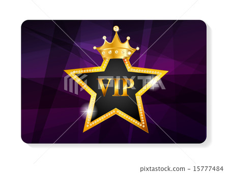 VIP Members Card Vector Illustration - Stock Illustration [15777484 ...