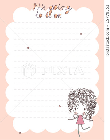 Memo paper design - Stock Illustration [15779353] - PIXTA