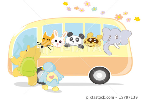 Animal bus - Stock Illustration [15797139] - PIXTA