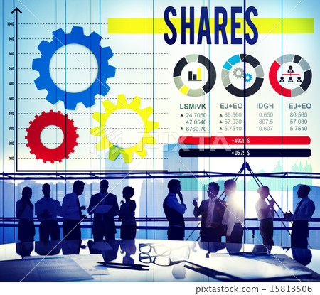 Shares Sharing Asset Contribution Dividend Concept - Stock Photo ...