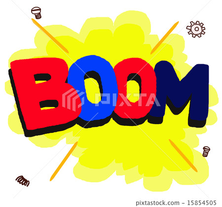 Explosive sound Bom - Stock Illustration [15854505] - PIXTA
