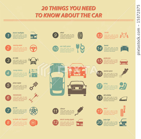 Car service, repair Infographics - Stock Illustration [15872875] - PIXTA