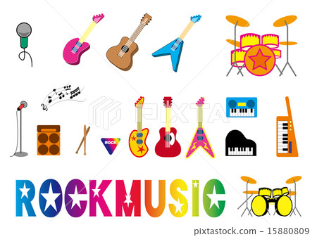Cute instrument illustration - Stock Illustration [15880809] - PIXTA