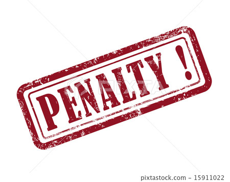 vector, penalty, notice - Stock Illustration [15911022] - PIXTA