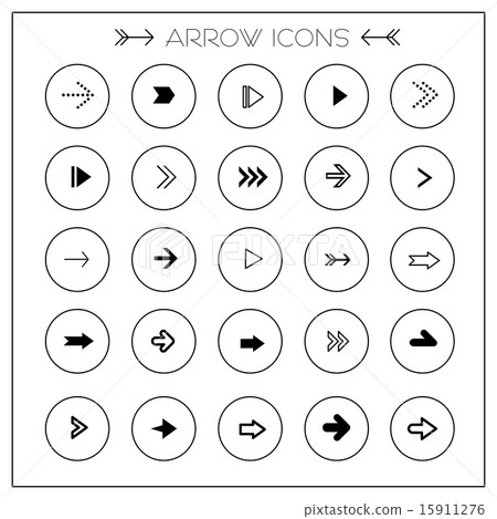 vector, round, pointer - Stock Illustration [15911276] - PIXTA