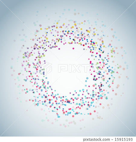 Colorful circle blast modern abstract sign - Stock Illustration ...