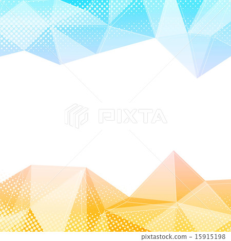 Crystal structure border colorful background-插圖素材 [15915198] - PIXTA圖庫