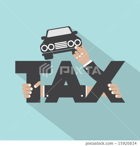 Car Tax Typography Design - Stock Illustration [15920814] - PIXTA