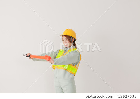 stop, traffic director, person - Stock Photo [15927533] - PIXTA