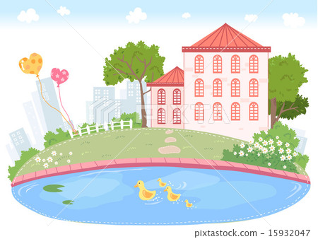 Illust Background_040[ILL023] - Stock Illustration [15932047] - PIXTA