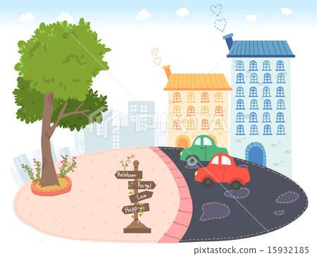 Illust Background_039[ILL023] - Stock Illustration [15932185] - PIXTA