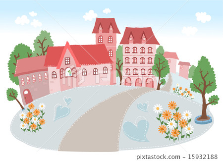 Illust Background_013[ILL023] - Stock Illustration [15932188] - PIXTA