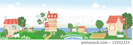 Illust Background_005[ILL023] - Stock Illustration [15932255] - PIXTA