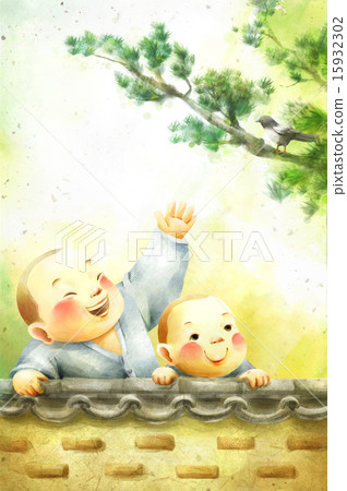 pai030, illust, buddhism - Stock Illustration [15932302] - PIXTA