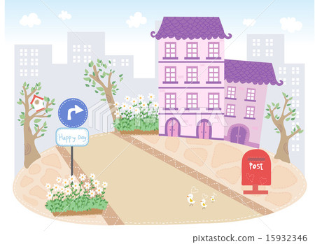 Illust Background_030[ILL023] - Stock Illustration [15932346] - PIXTA
