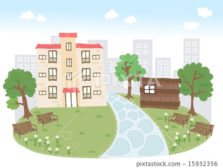 Illust Background_024[ILL023] - Stock Illustration [15932356] - PIXTA
