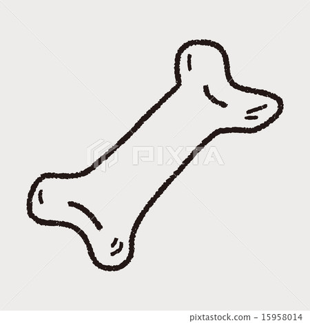doodle dog food bone - Stock Illustration [15958014] - PIXTA