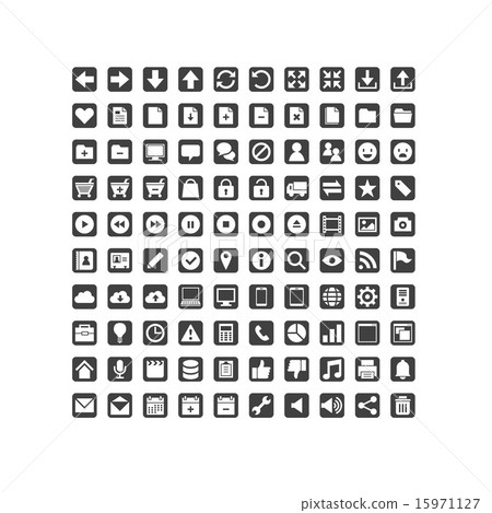 Simple basic icon - Stock Illustration [15971127] - PIXTA