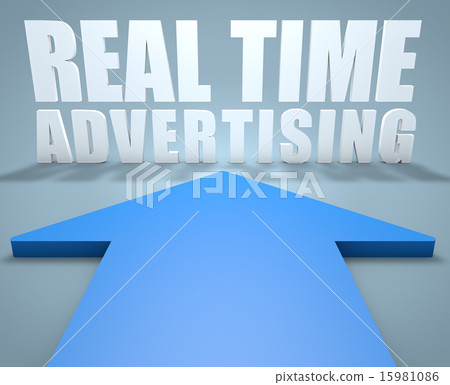 Real Time Advertising - Stock Illustration [15981086] - PIXTA