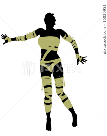 African American Female Mummy Illustration... - Stock Illustration ...
