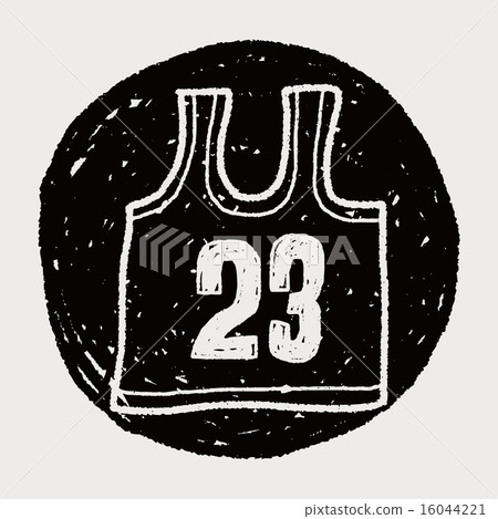 Doodle Jersey - Stock Illustration [16044221] - PIXTA