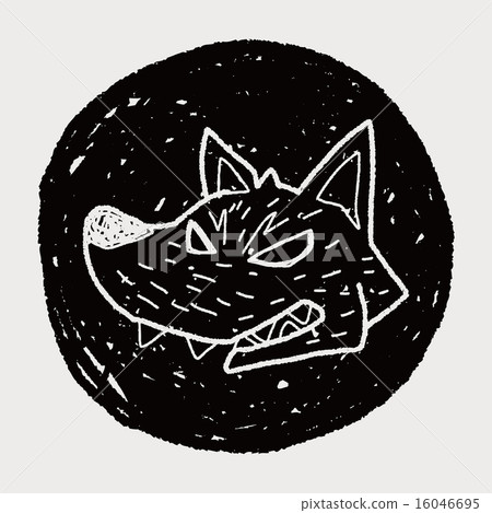 werewolf doodle - Stock Illustration [16046695] - PIXTA