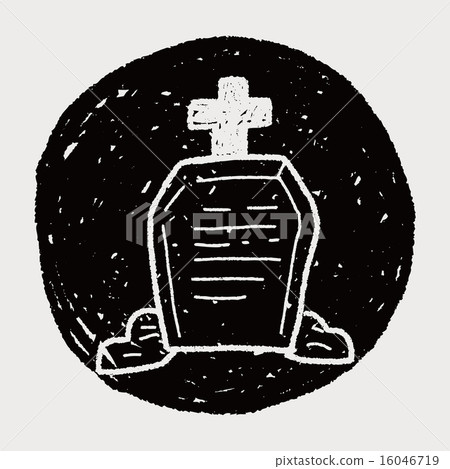 grave doodle - Stock Illustration [16046719] - PIXTA