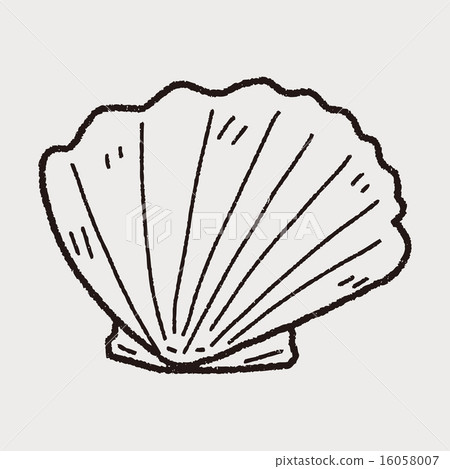 shell doodle - Stock Illustration [16058007] - PIXTA