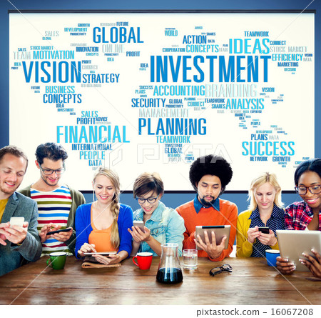 Investment Vision Planning Financial Success... - Stock Photo [16067208 ...