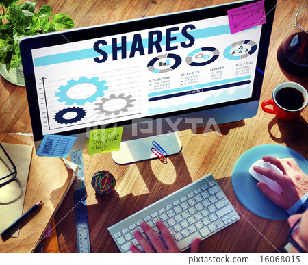 Shares Sharing Asset Contribution Dividend Concept - Stock Photo ...