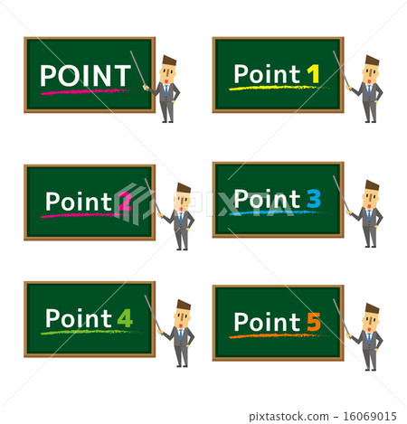 Blackboard and POINT - Stock Illustration [16069015] - PIXTA