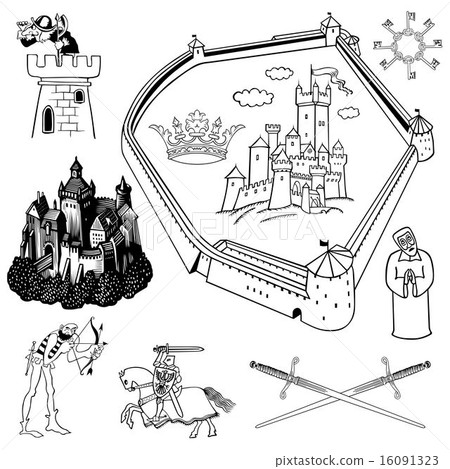 Medieval theme - Stock Illustration [16091323] - PIXTA