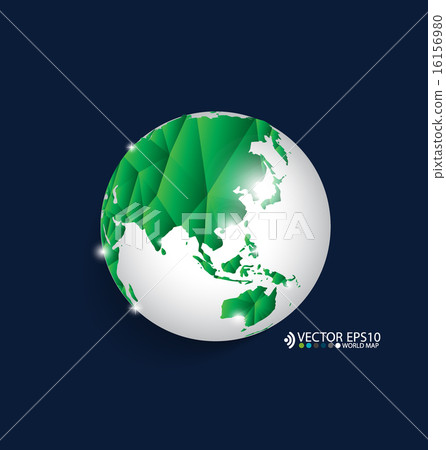Modern globe design, vector illustration. - Stock Illustration ...
